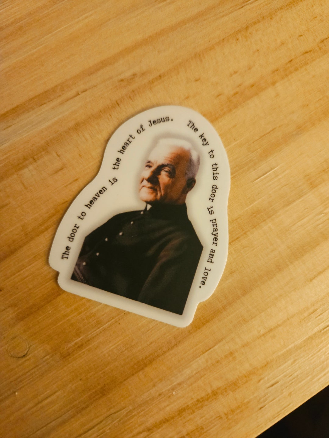 Small André Bessette Sticker - Etsy