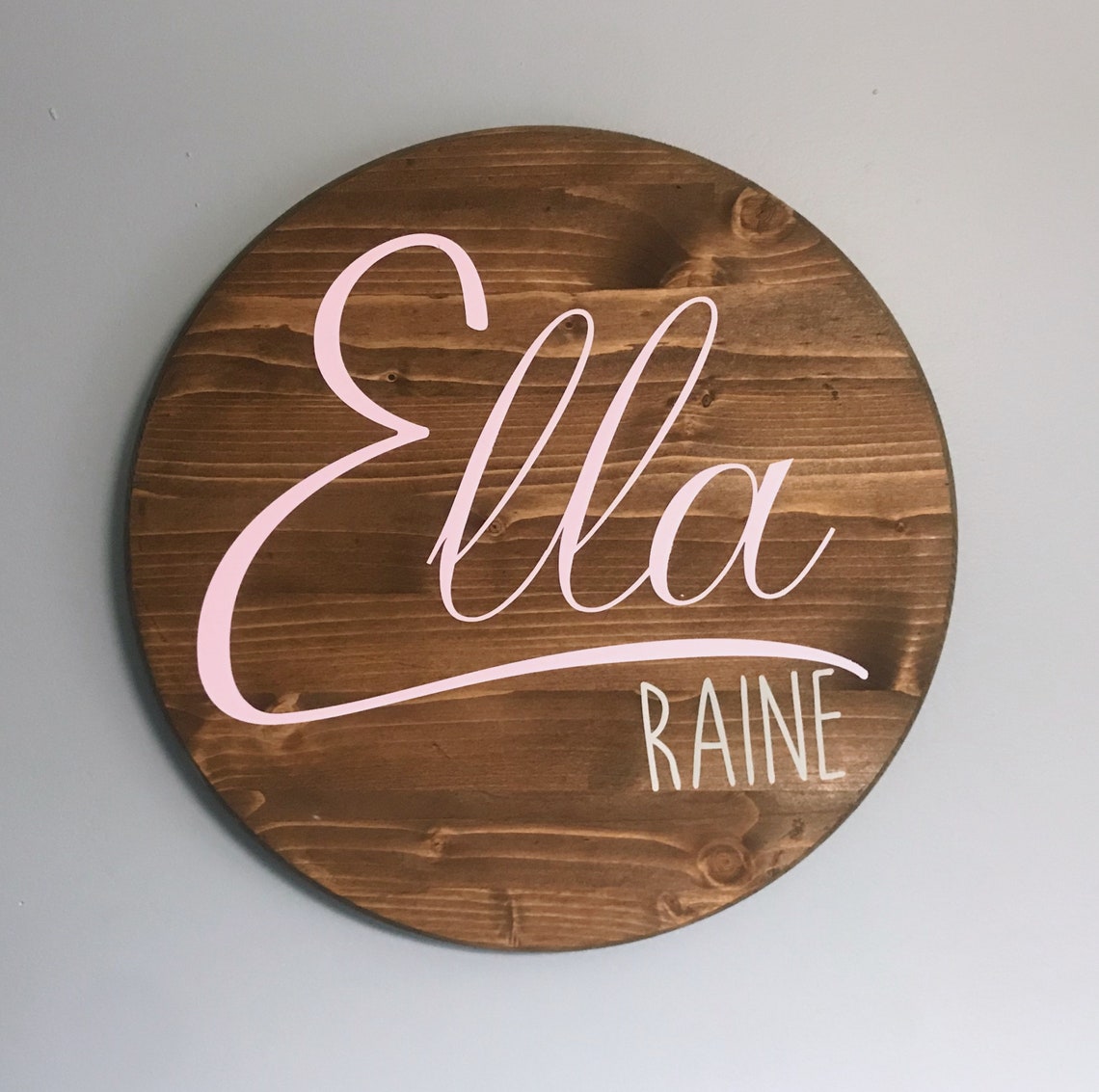 Personalized Name Sign First and Middle Name Sign Nursery Name Decor - Etsy