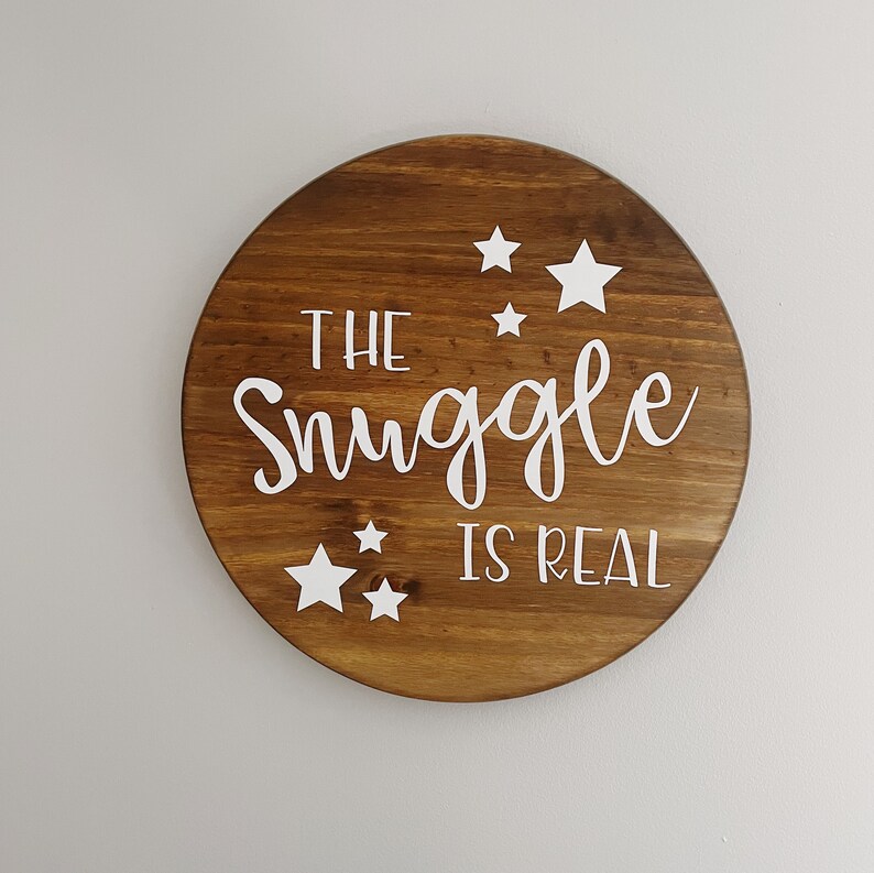 The Snuggle is Real Sign - Etsy