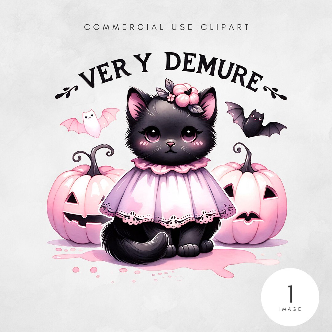 Very Demure Halloween PNG Sublimation File Pretty in Pink Witch Digital ...