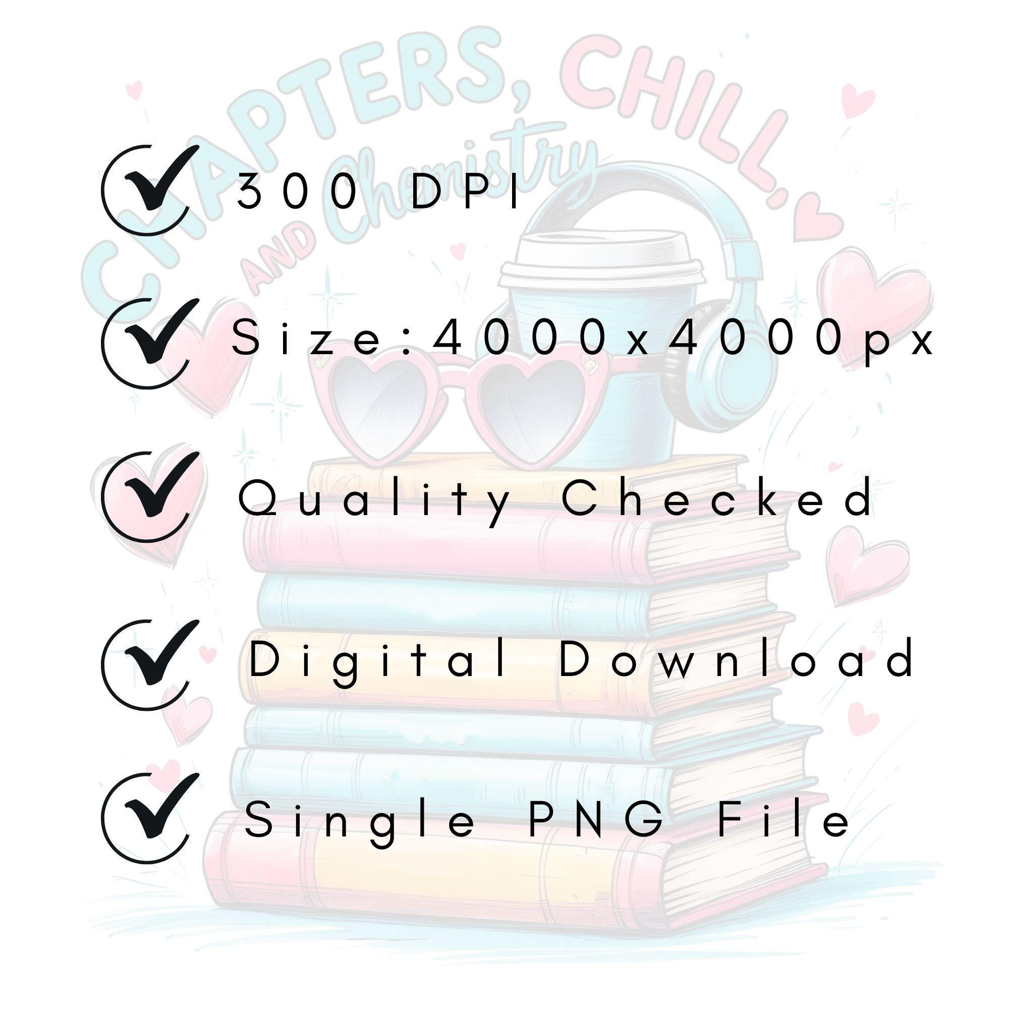 Reading and Chill PNG Cozy Digital Download Clipart for Book Lovers ...