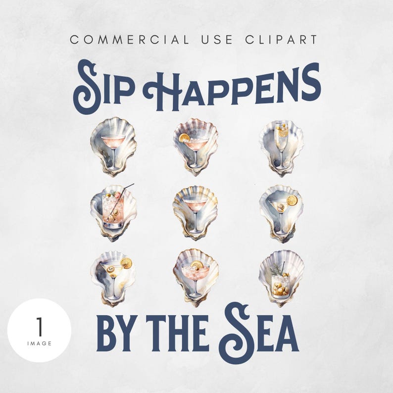 Oysters and Martinis Wall Art, Aesthetic Kitchen Wall Art Print Poster ...