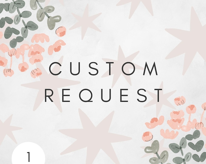 Custom Order - Etsy New Zealand