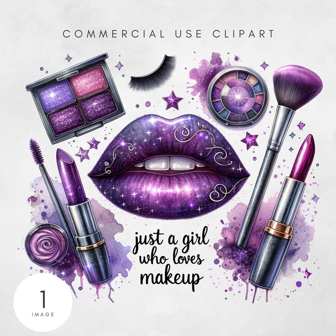 Just a Girl Who Loves Makeup PNG, Make up Artist Png, Lipstick Png ...