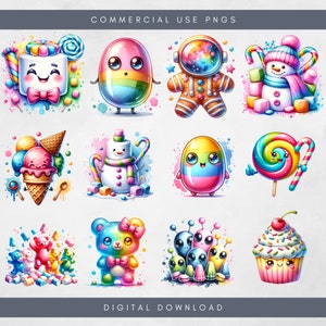 Candy-themed Character PNG Clipart Bright and Fun Images Transparent ...