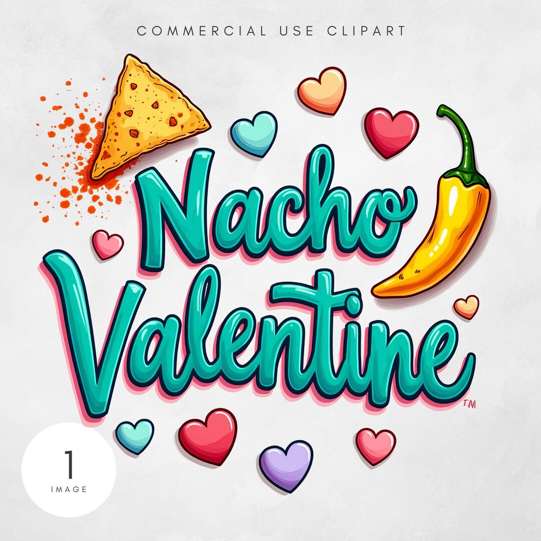 Nacho Valentine Png Love Digital Download Sublimation Design Cute Taco ...