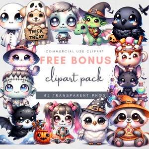 Cute Halloween PNG Kawaii Frankenstein Digital Design for Kids ...