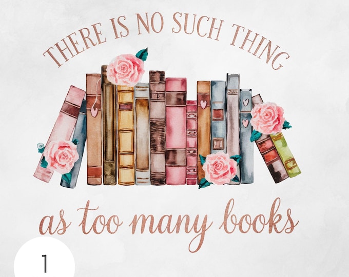 No Such Thing as Too Many Books PNG | Fall, Reading, Books, Book Lovers ...
