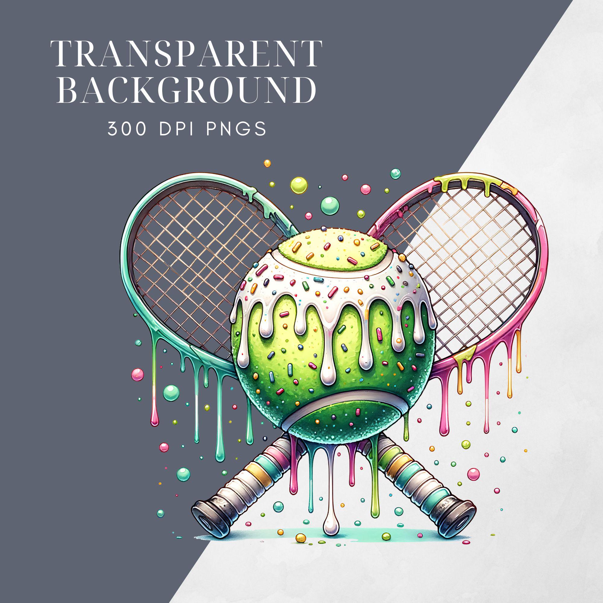 Tennis Ice Cream Drip PNG Tennis Sports Team Digital File Tennis Mom ...