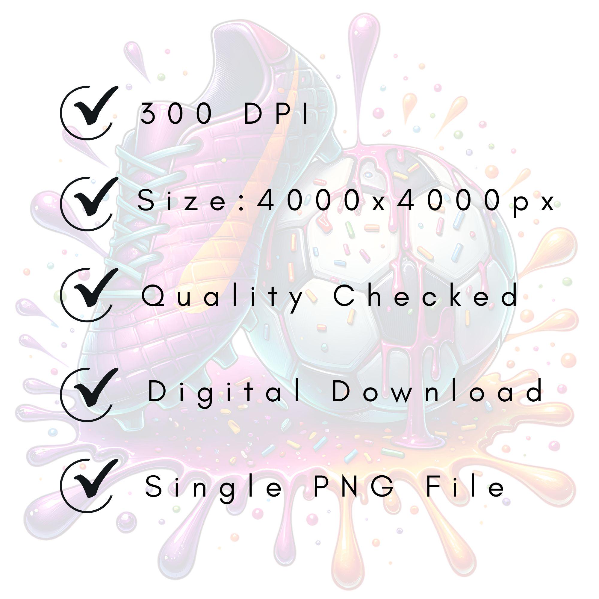 Soccer Ice Cream Drip PNG Football Sports Team Digital File Soccer Mom ...