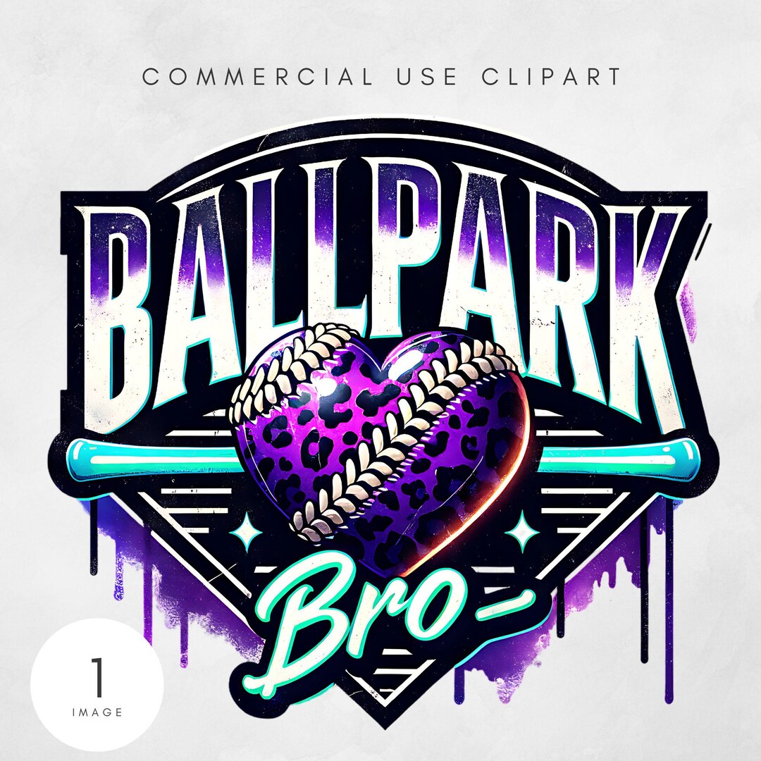 Ballpark Bro PNG, Funny Sibling Baseball Sublimation File Digital ...