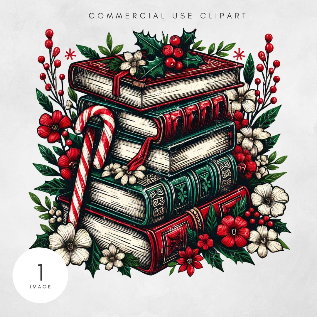 Christmas Book Lover PNG I Like Books PNG Book Png Reading Png Digital ...