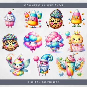 Candy-themed Character PNG Clipart Bright and Fun Images Transparent ...