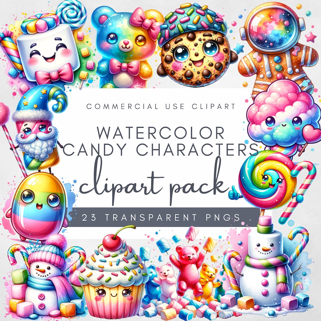 Candy-themed Character PNG Clipart Bright and Fun Images Transparent ...