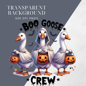 Cute Goose Png Halloween Clipart Pumpkin Trick or Treat Png Bougie ...