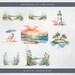 Summer Beach Watercolor Clipart Set, Vacation Clip Art, Boho Tropical ...