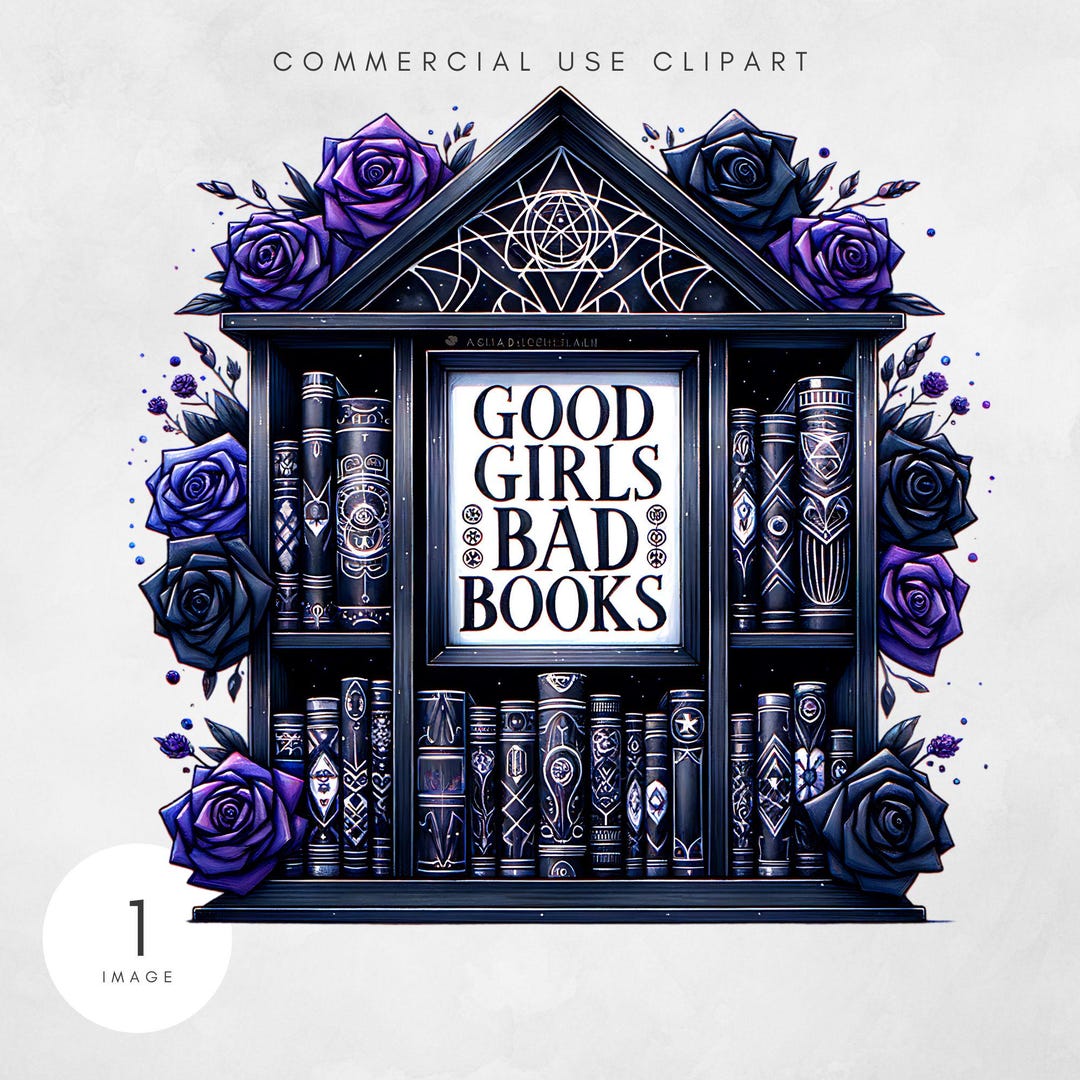 Good Girls Read Bad Books PNG Booktok Book Lover Sublimation Design ...