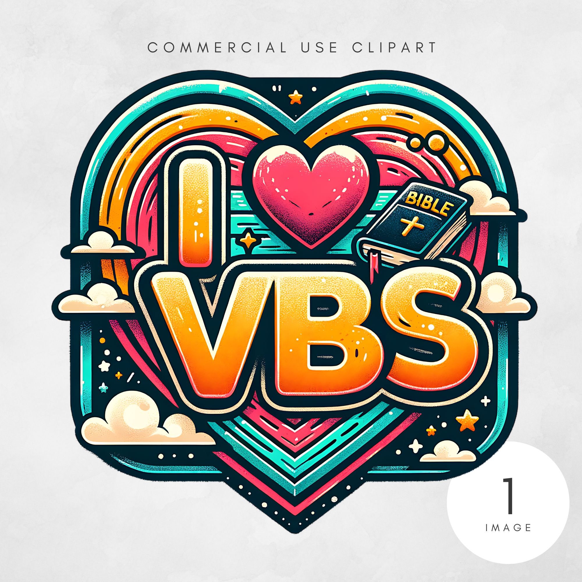 I Love VBS PNG File, Vacation Bible School 2024 PNG Graphic, Vbs Crew ...