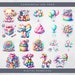 Candy-themed Elements Bundle PNG Clipart Bright and Fun Images ...