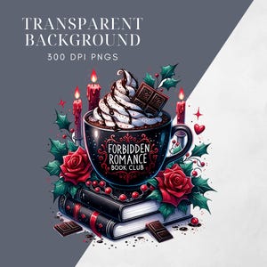 All Booked for Christmas Png Christmas Books Png, Book Lovers Png ...