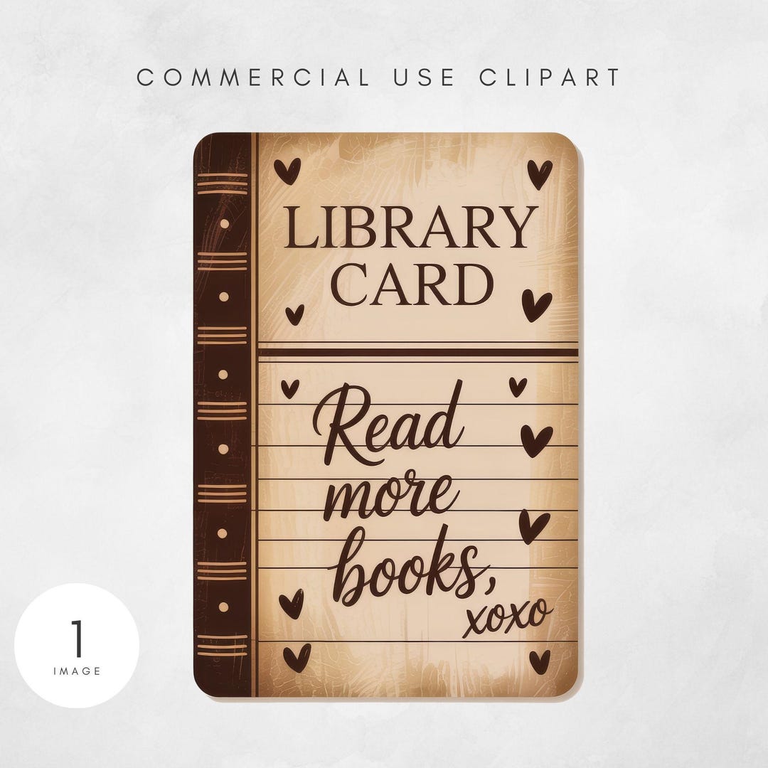 Read More Books PNG Clipart Retro Library Card Decor Graphic Bookish ...