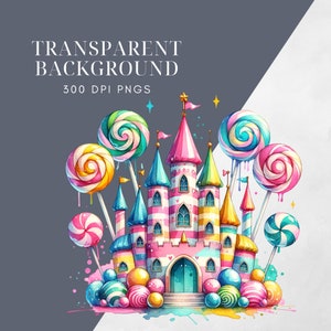 Candy-themed Landscapes PNG Clipart Bright and Fun Images Transparent ...