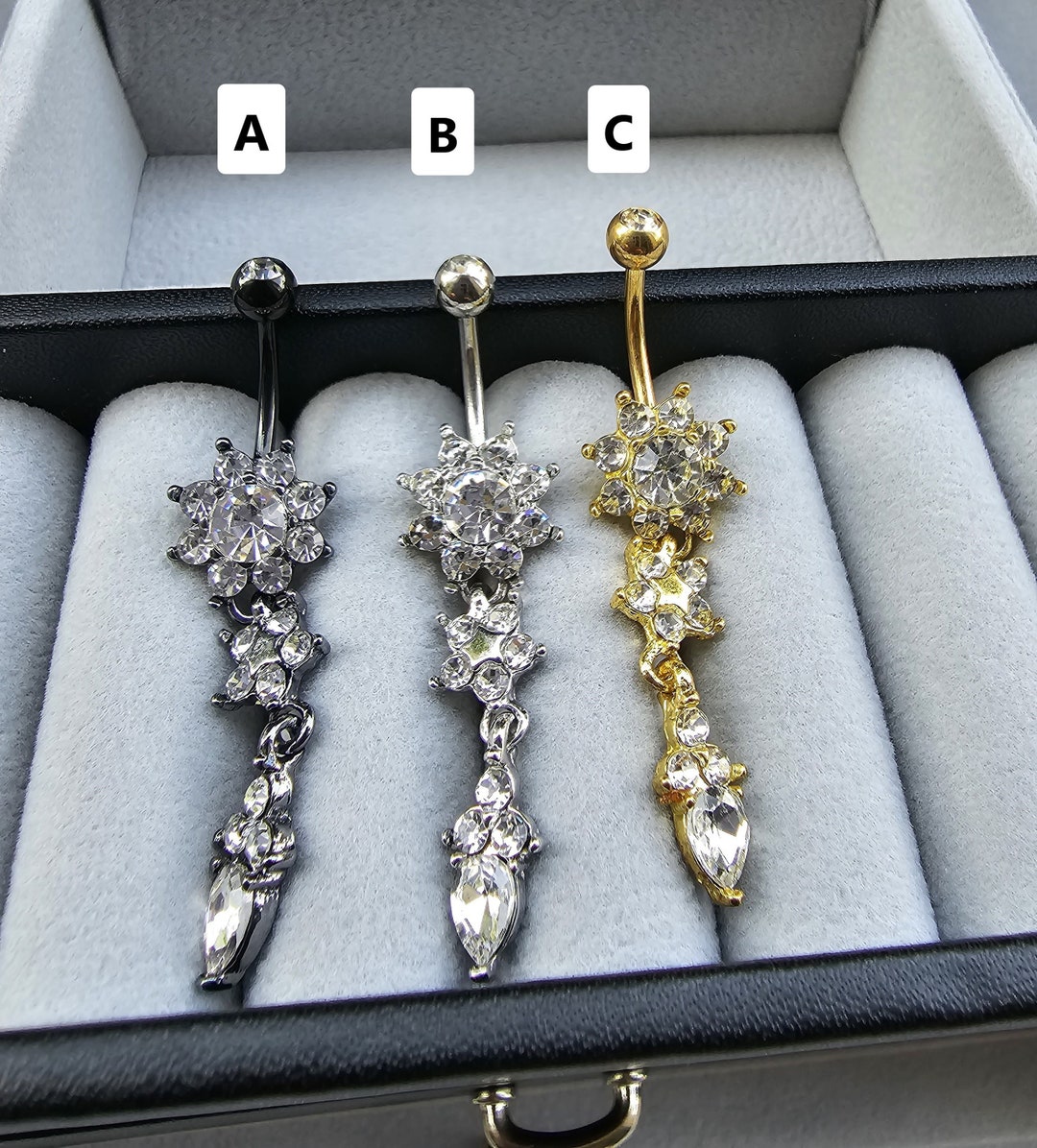 Titanium Belly Ring, Belly Button Ring, Delicate Belly Ring, Dainty ...