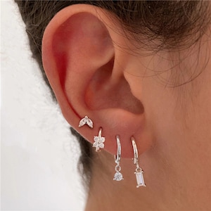 Silver Earrings - Etsy