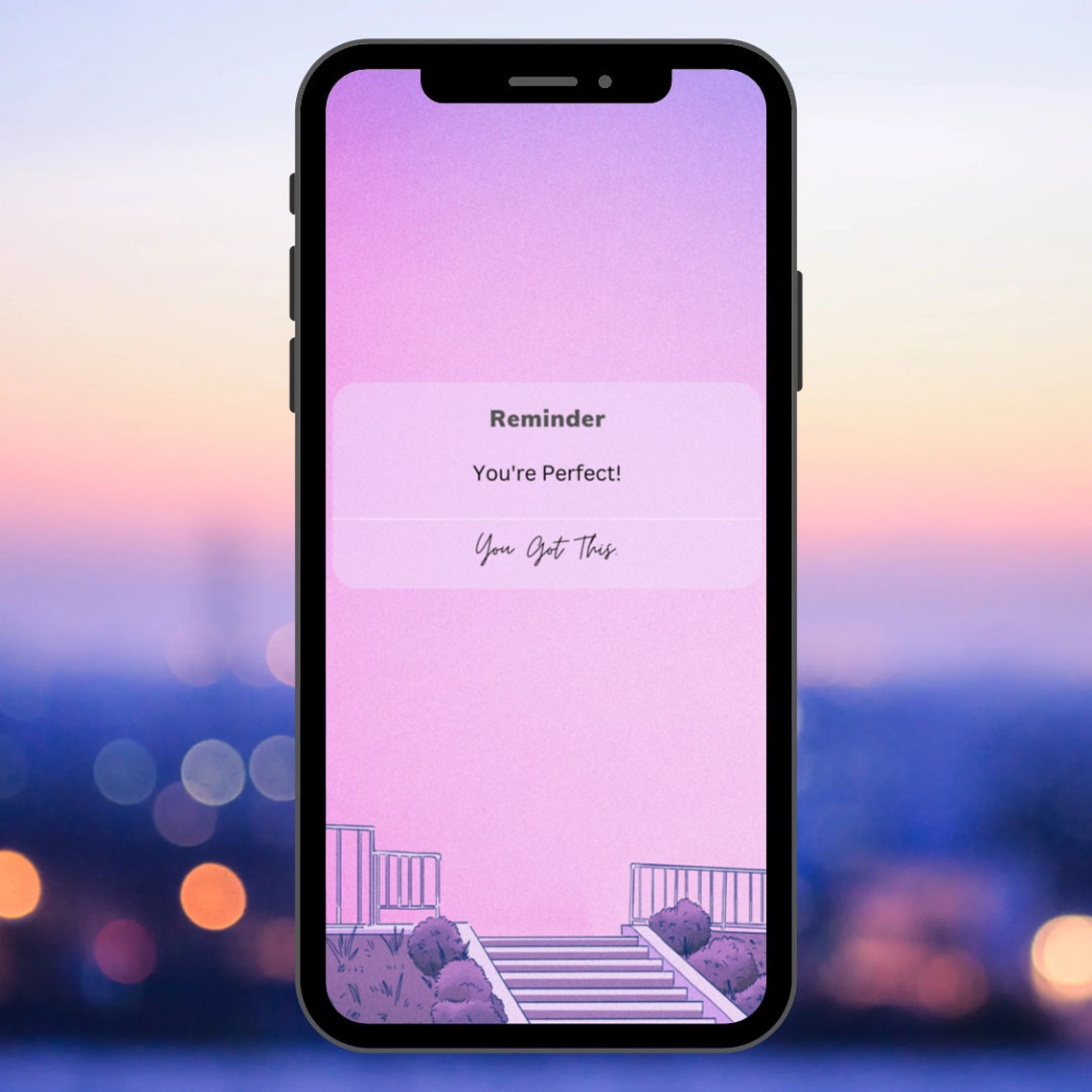 IPhone Wallpaper Promoting Self-love and Positive Words of Affirmation ...