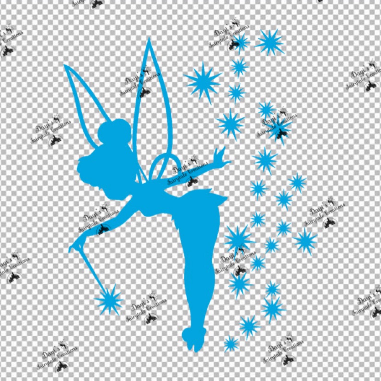 Tinkerbell-silhouette Digital Download PNG - Etsy