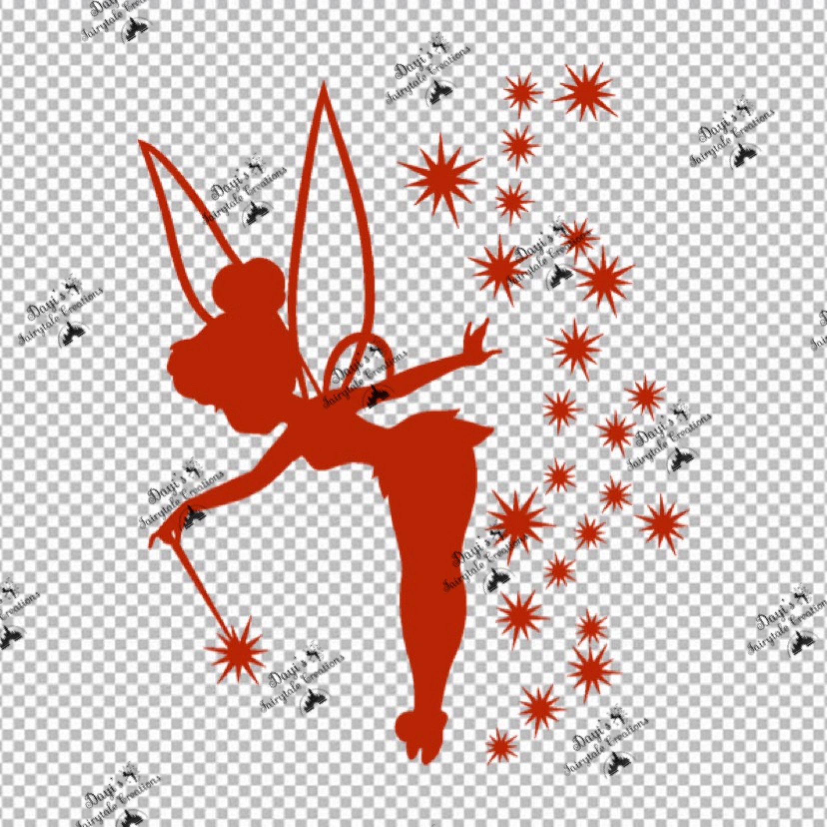 Tinkerbell-silhouette Digital Download PNG - Etsy