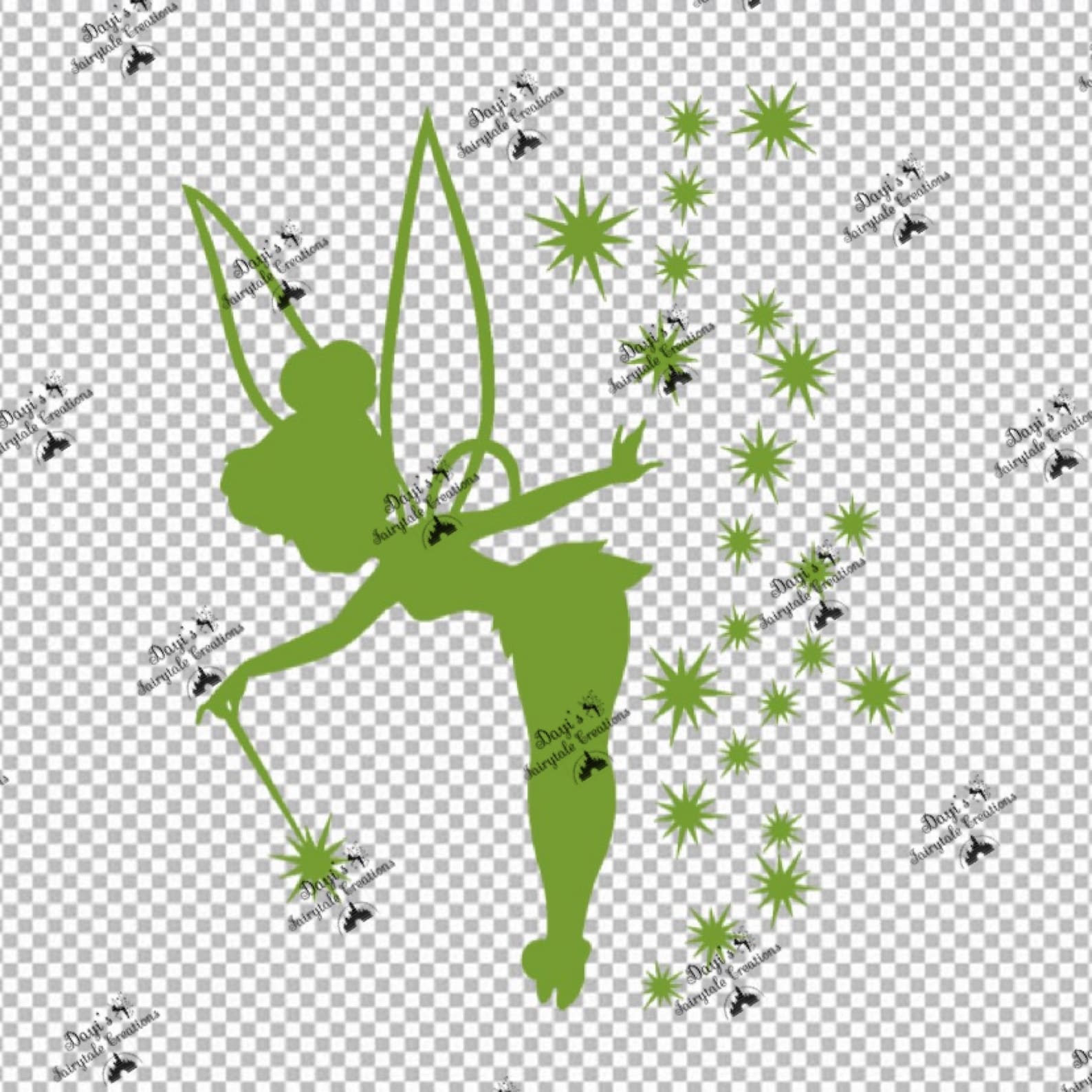 Tinkerbell-silhouette Digital Download PNG - Etsy