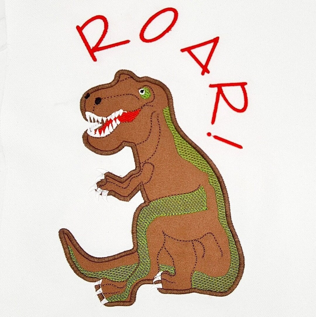 Embroidery File T-rex Application Dinosaur 10x10/ 15x15/ 16x26 - Etsy