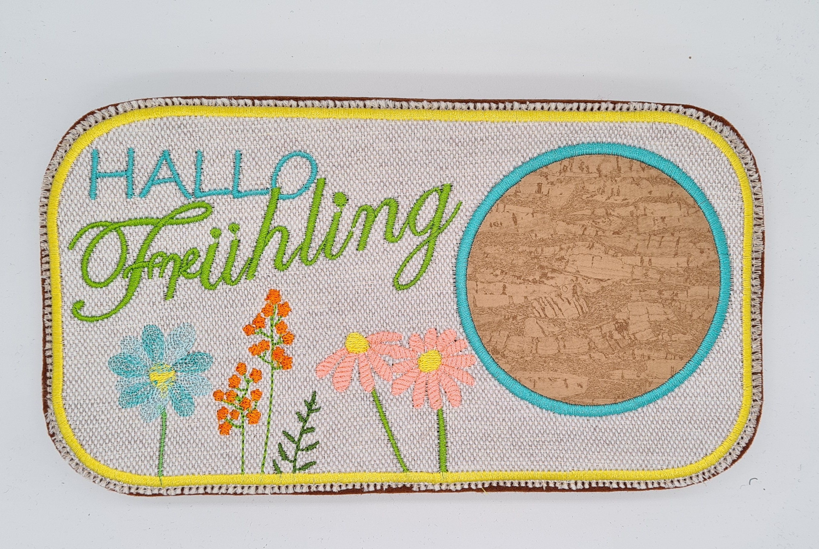 Embroidery File Mug Rug Spring ITH Mug Carpet - Etsy