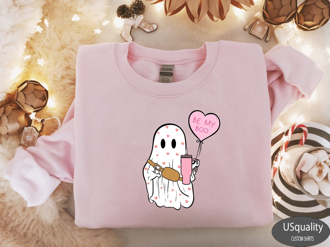 Be My Boo Sweatshirt, Ghost Sweater, Valentines Day Shirt, Women ...