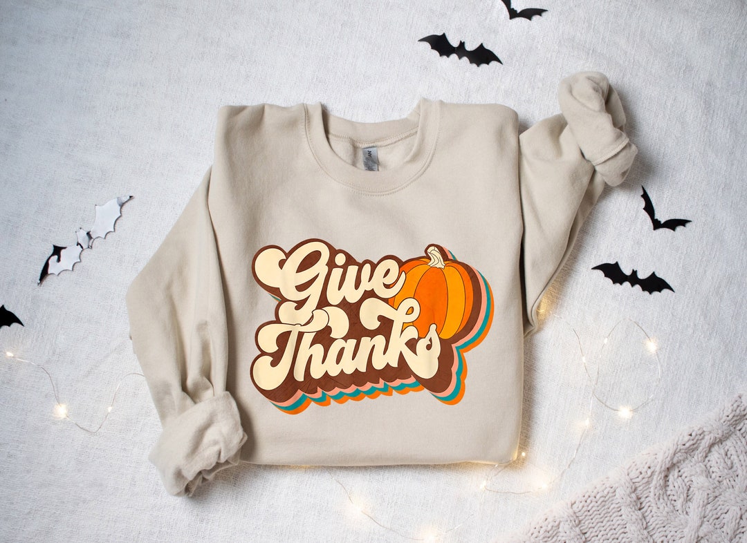 Give Thanks Shirt, Thankful Shirt, Thanksgiving Shirt, Fall Shirt, Cute ...