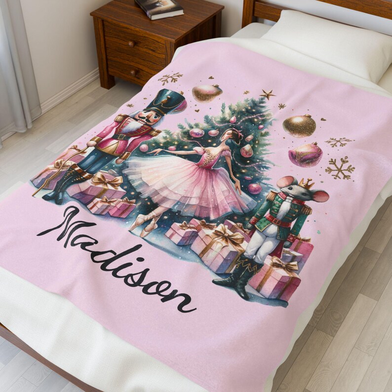 Personalized the Nutcracker Blanket,nutcracker Ballet Dancer Blanket ...