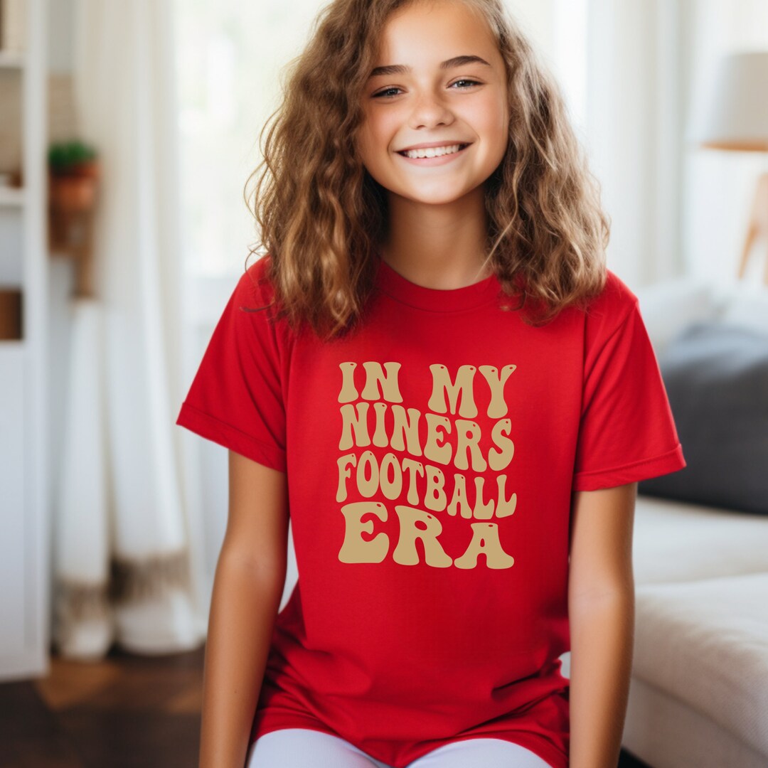 In My Niners Football Era Youth Shirt Sleeve Tee, Go Niners Shirt ...