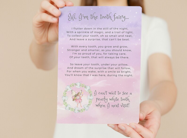 Tooth Fairy Visit Letter, Bundle Pack, Introduction Letter, Warning ...