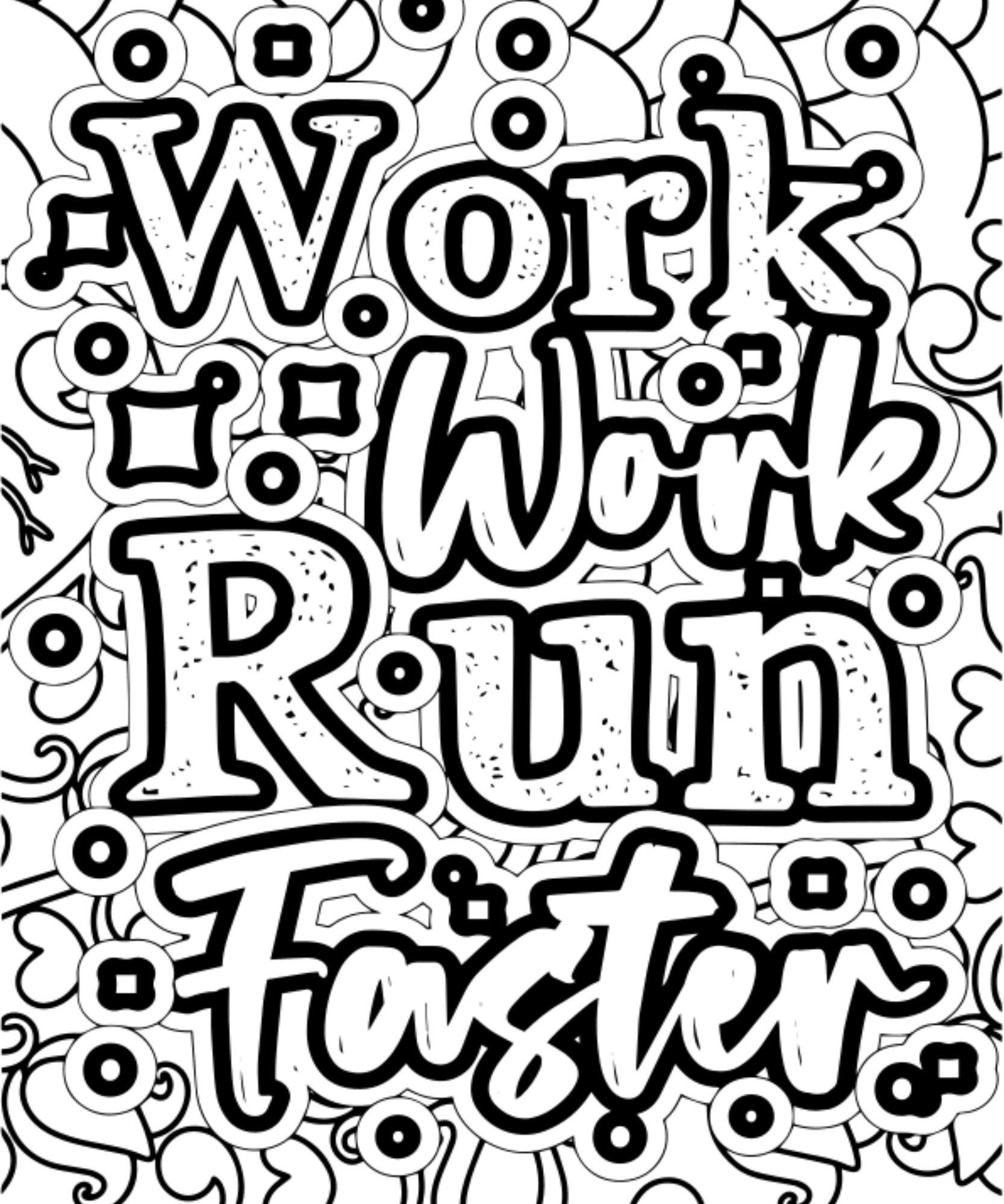 Motivation Phrases || 32 Coloring Pages of Motivation - Etsy