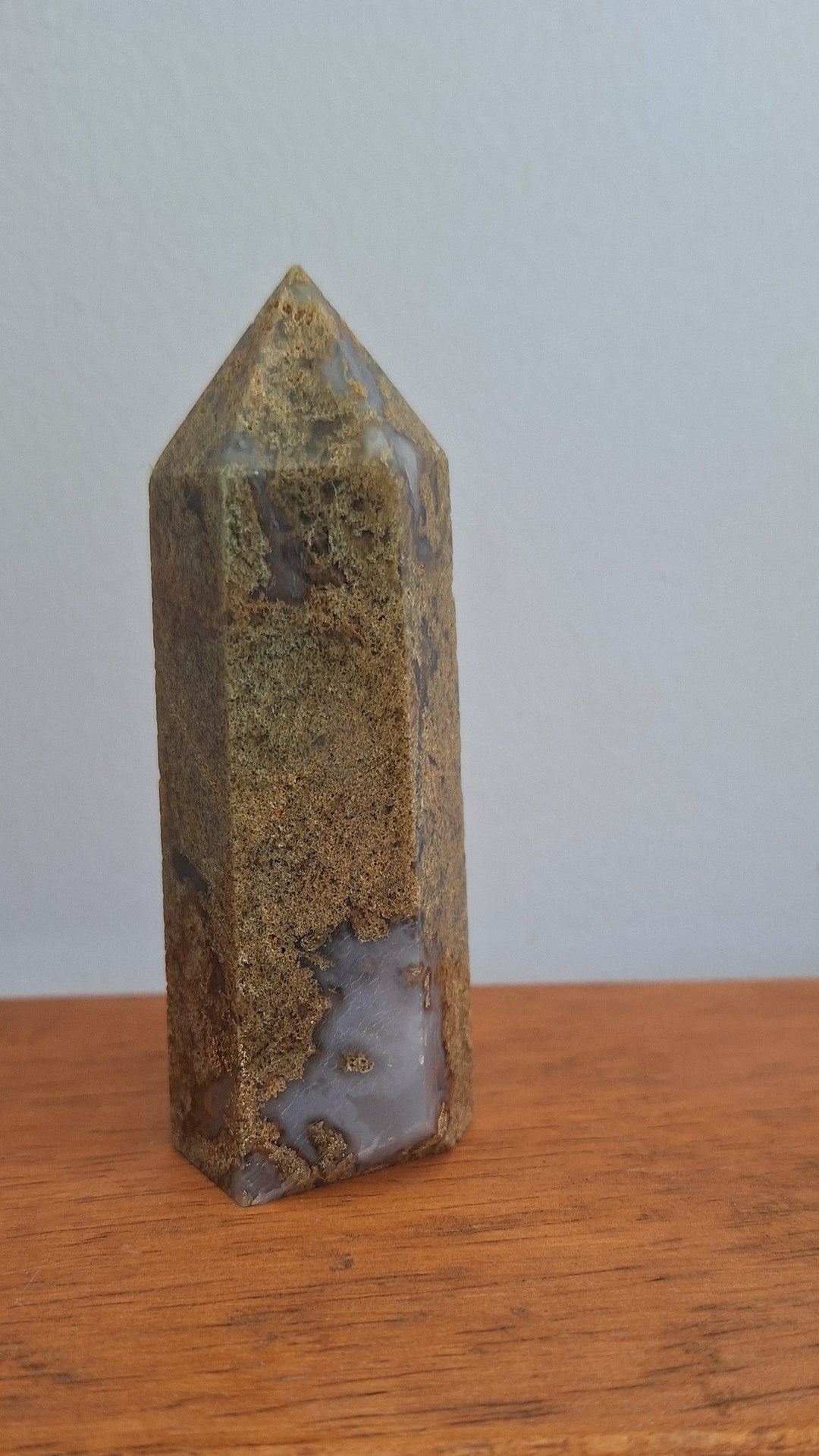 Moss Agate - Obelisk - Australia - Etsy