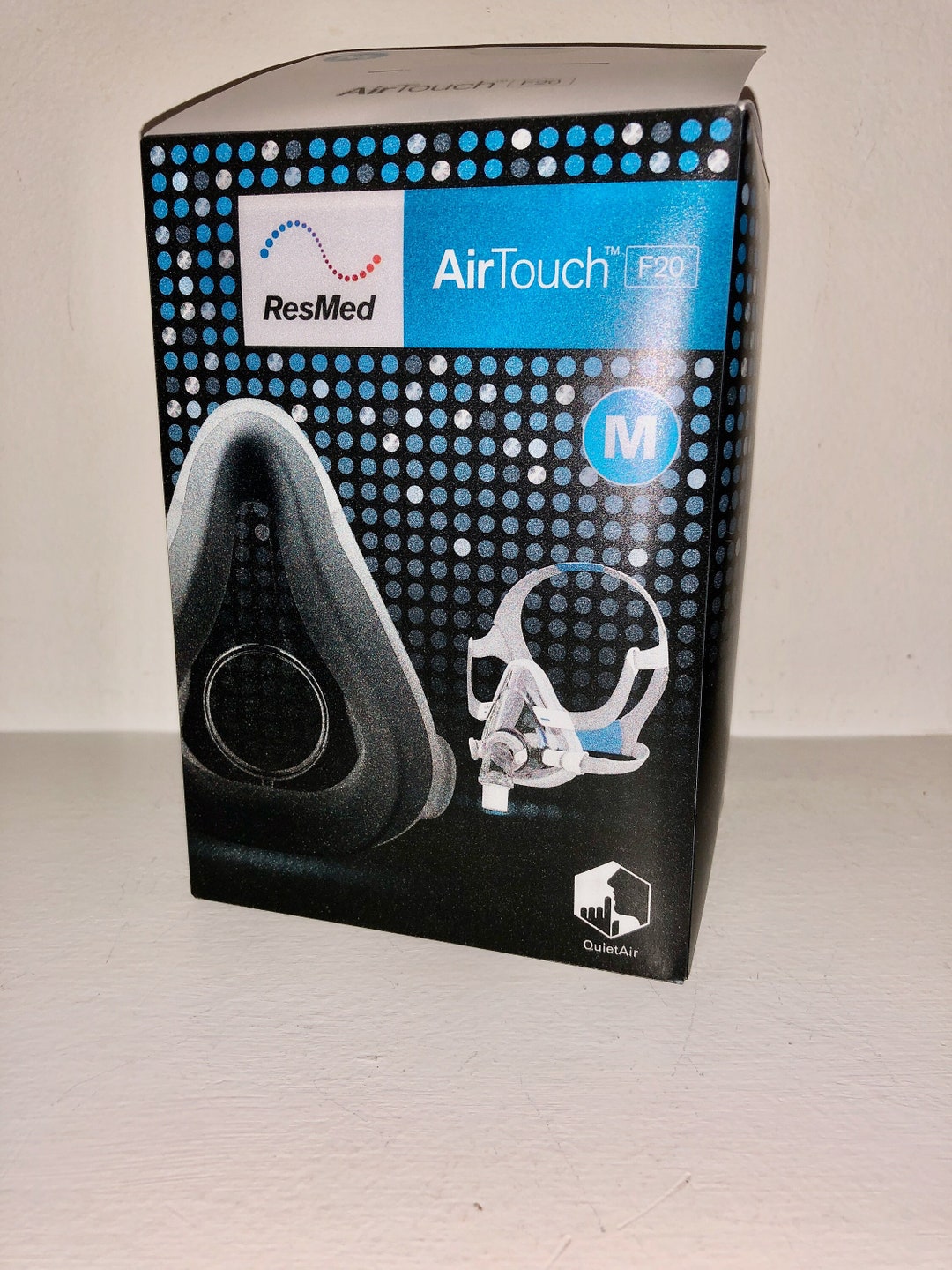 NIB CPAP Resmed Airtouch F20 Mask System Memory Foam Full Face Complete ...