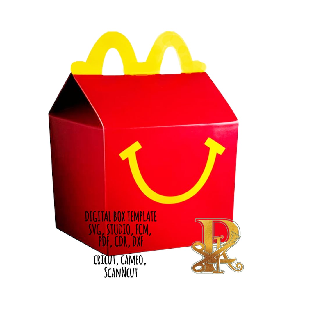 Plantilla caja feliz - Happy Box svg, studio, fcm, Pdf, cdr, dxf ...