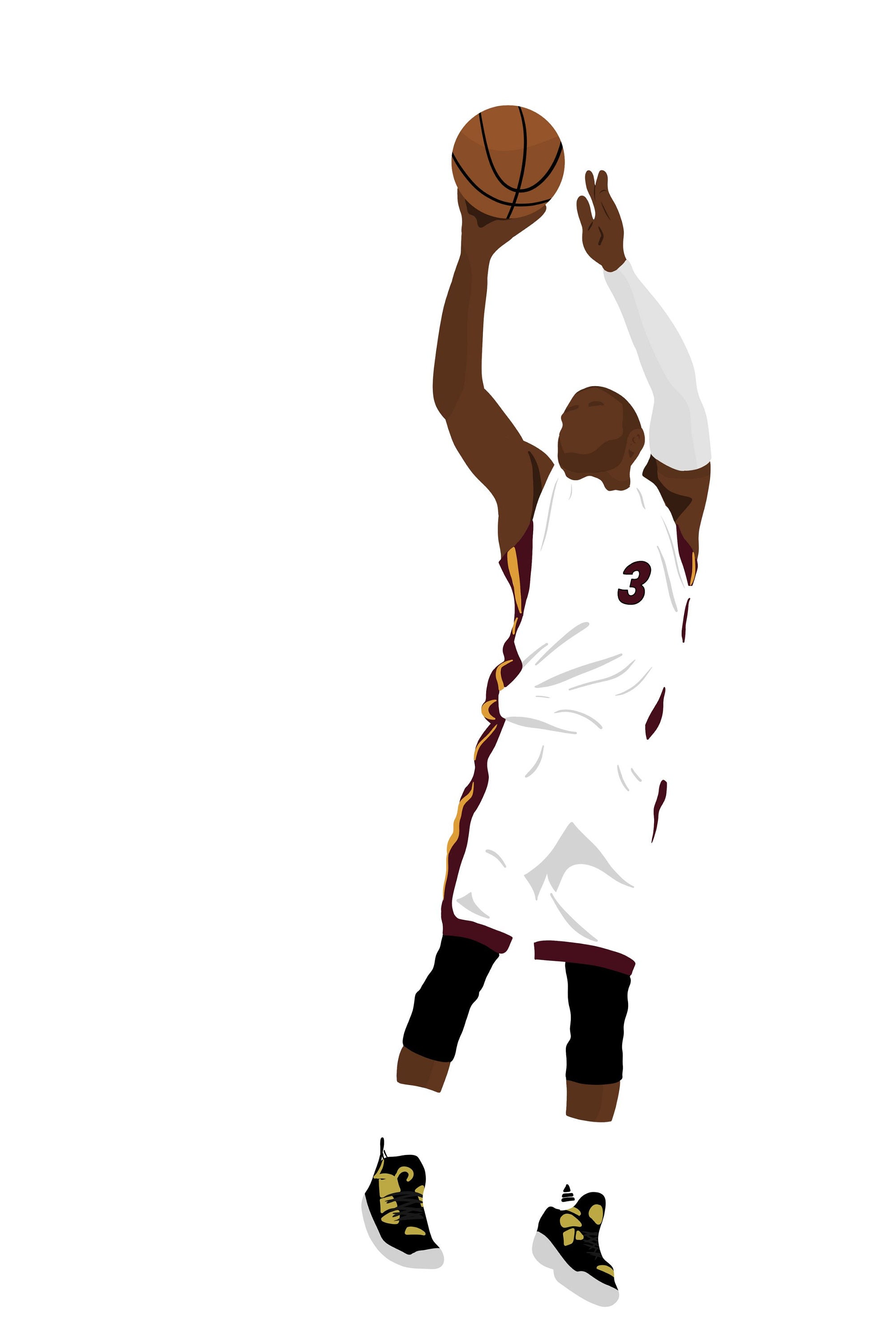 Dwayne Wade Digital Download Dwayne Wade Poster Dwayne Wade Art miami ...