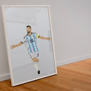 Lionel Messi Digital Download Messi Poster Football Art paris Saint ...