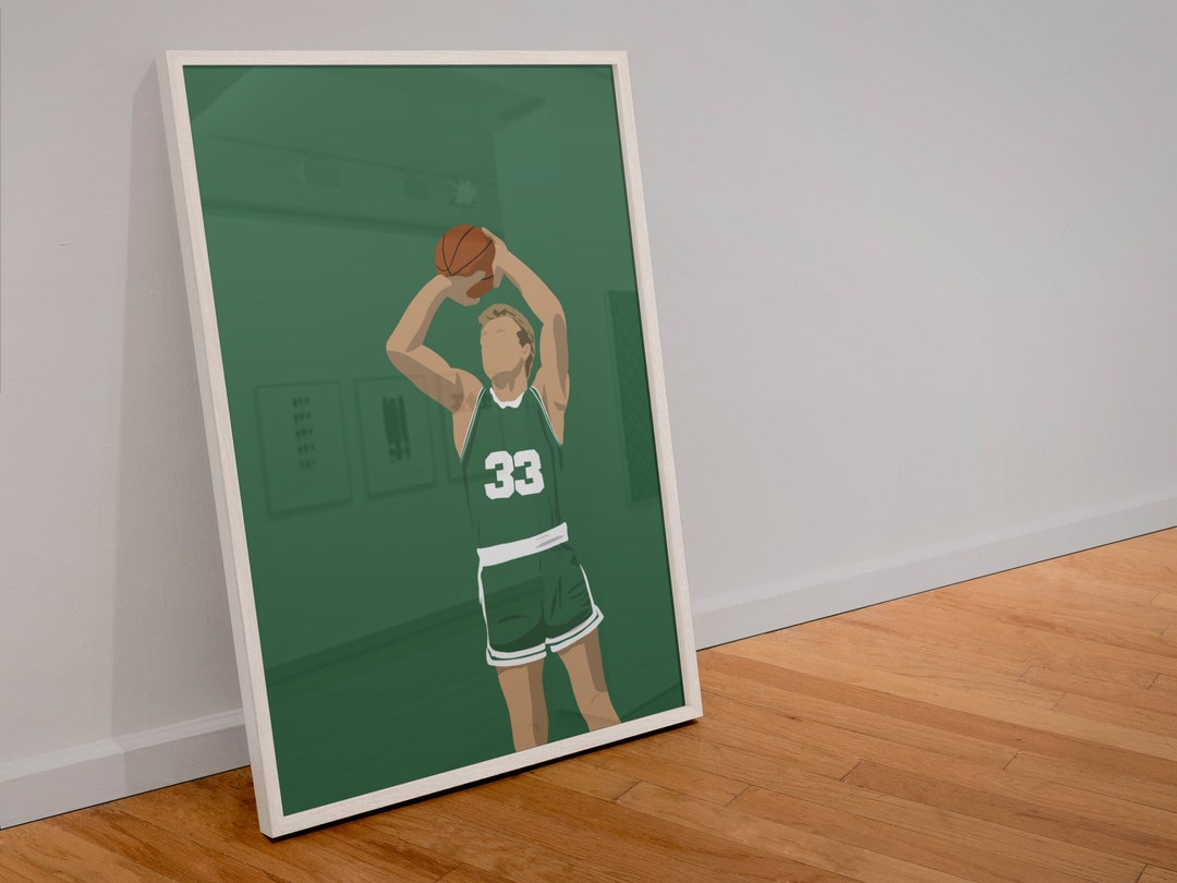 Larry Bird Digital Download Larry Bird Poster Larry Bird Art boston ...