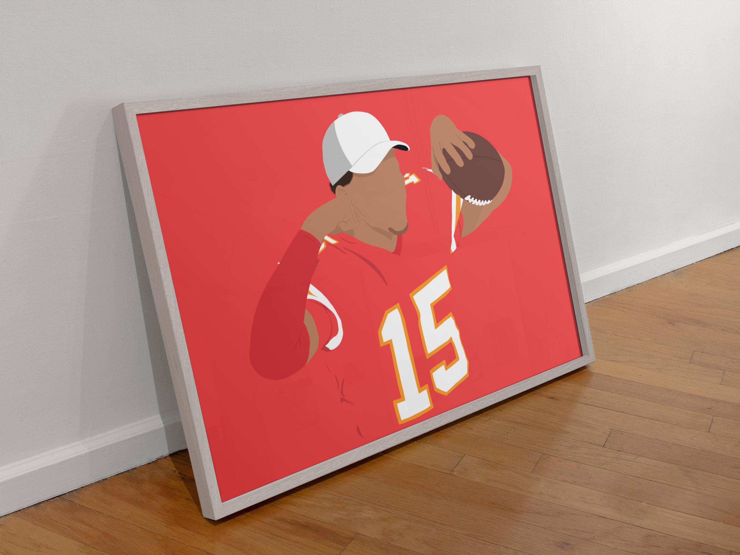 Patrick Mahomes Poster Digital Download Kansas City Chiefs Poster ...