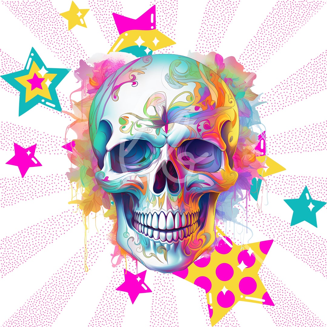 5 Random Skull Digital Image Files - Etsy