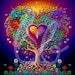 4 Rainbow Colors Tree of Life Digital Files - Etsy