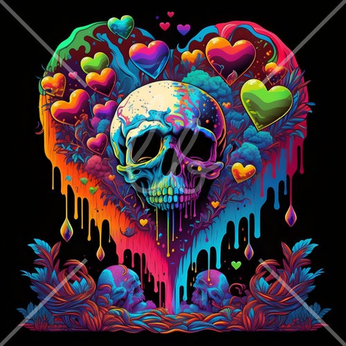 3 Lisa Frank Inspired Sugar Skull Digital Image Files - Etsy 3 Lisa Frank Inspired Sugar Skull Digital Image Files - Etsy